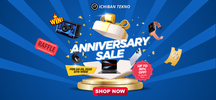 Ichiban Tekno 4th Anniversary Sale: Tech Deals and Raffle Extravaganza
